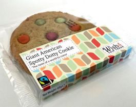 Wish4 Fairtrade Giant American Spotty Dotty Cookies 60g - Premcrest